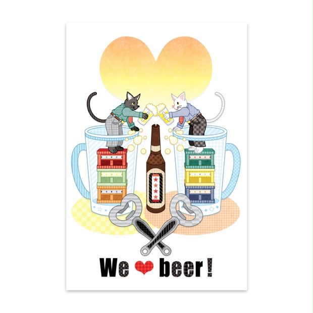 We love beer！ - ねことりむし★DL_BOOTH - BOOTH