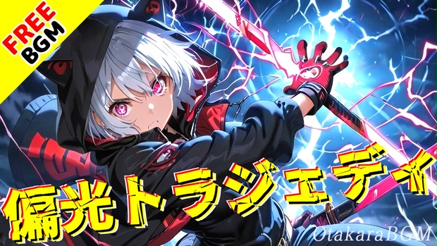 偏光トラジェディ｜交差する正義が貫くかっこいいアニメOP風ソング【フリーBGM / 歌あり / 女性ボーカル / 戦闘曲 / 疾走感】 - Otakara BGM(お宝BGM) - BOOTH