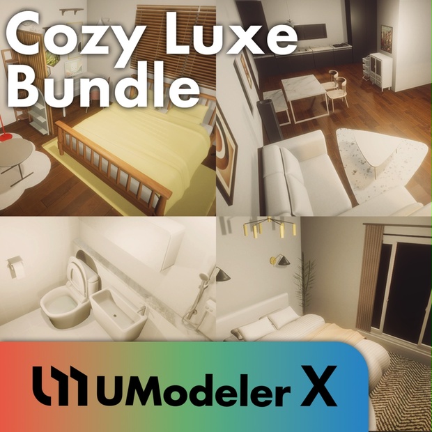 [VRC World] Cozy Luxe Bundle - UModeler - BOOTH
