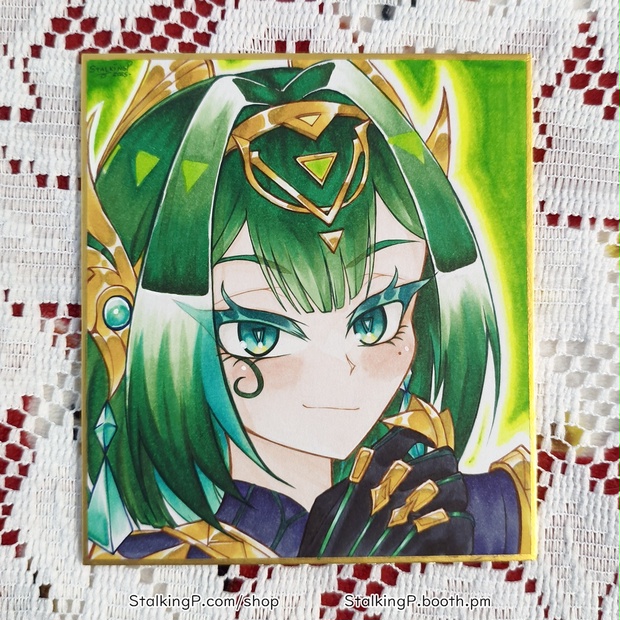 ミニ色紙 ネフェル （原神） ｜ Mini shikishi Nefer (Genshin Impact) - NE・NAS BOOTH ...