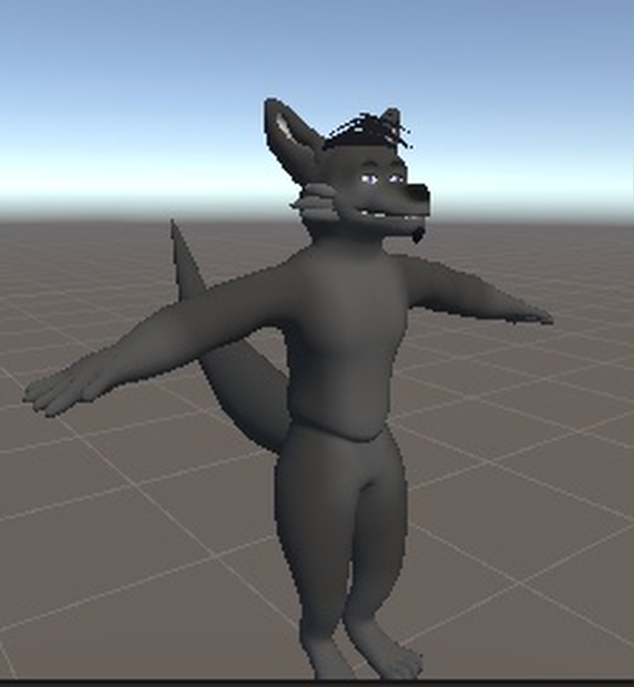 vrchat wolf avatar - catstopmodels - BOOTH