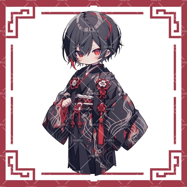 《No.77》立ち絵素材_和装_男の子_ちびキャラ - - Mimi Minette - 素材屋 - BOOTH
