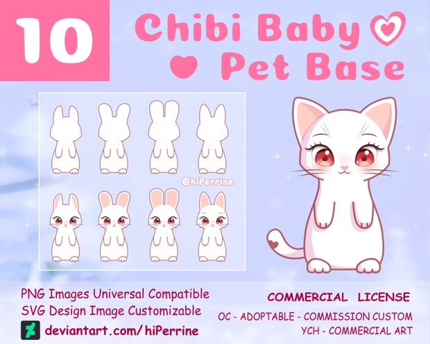 Chibi Baby Pet Base - ちびベビーペット - hi-perrine - BOOTH