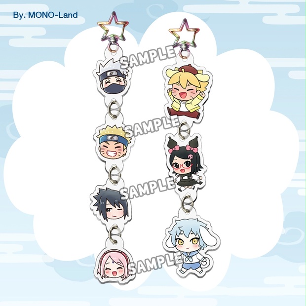【C106おまとめ発送】NARUTO 連結アクリルキーホルダー - MONO-Land - BOOTH