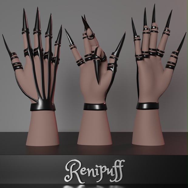 "Gentle is not my style" Claws - renipuff - BOOTH