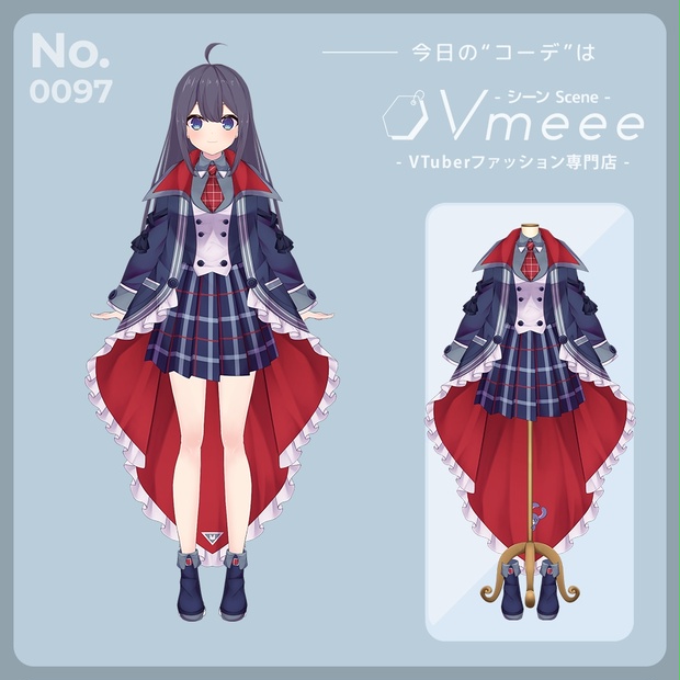 Vampire ヴァンパイア【Vtuber Fashion Assets Vmeee No.097】 - Vmeee ~VTuber向け ...