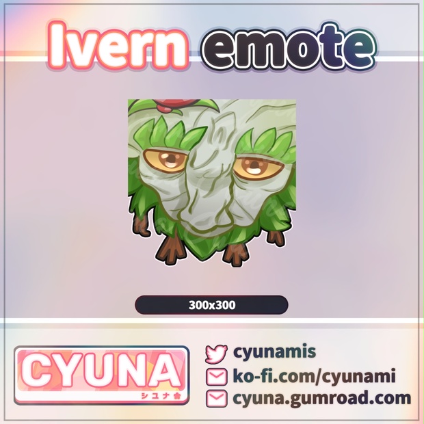 Ivern (League of Legends) Emote - cyuna - BOOTH