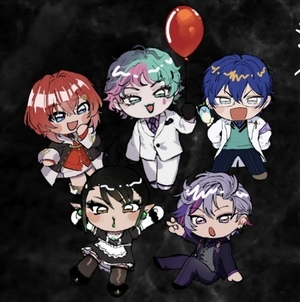 [CC福岡59] にじさんじ 推し シールセット 5種 - pop-lol - BOOTH