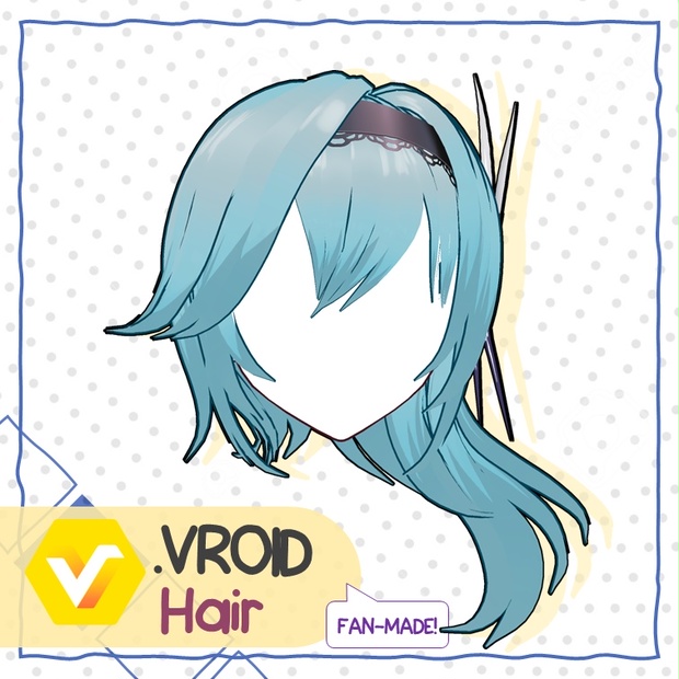 【VROID: Hair】FAN-MADE Eula - Woneshop - BOOTH