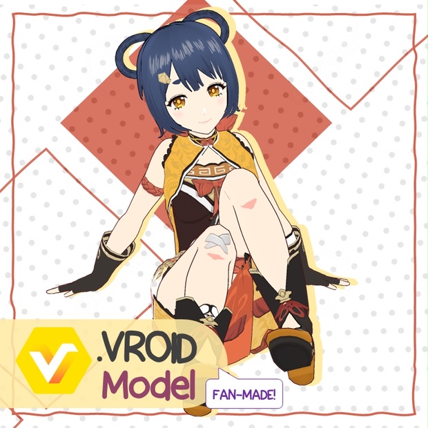 【VROID: Model】FAN-MADE Xiangling - Woneshop - BOOTH
