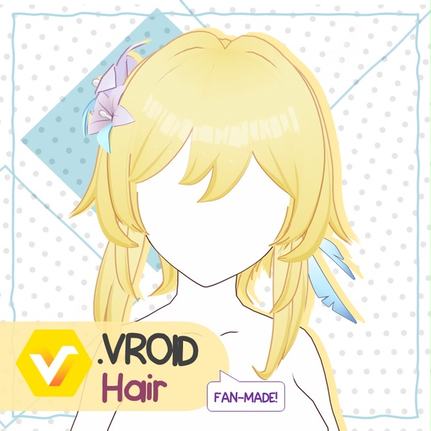 【VROID: Hair】FAN-MADE Lumine - Woneshop - BOOTH