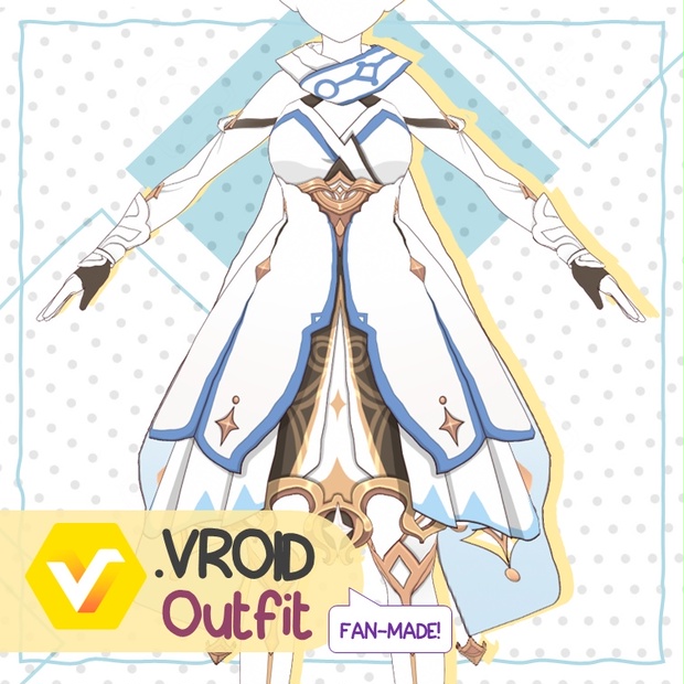 【VROID: Outfit】FAN-MADE Lumine - Woneshop - BOOTH
