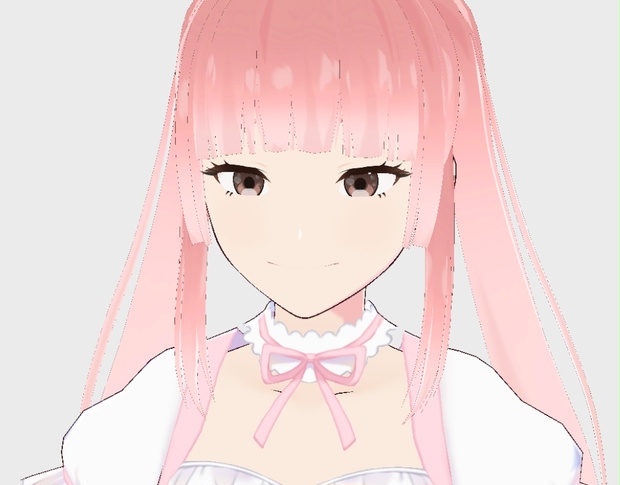 VRoid PINK hair TEXTURE - komishop - BOOTH