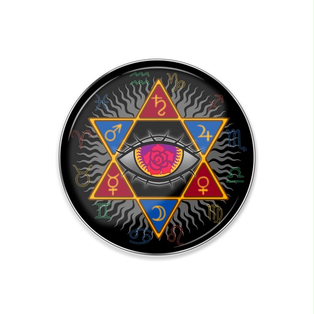 Hexagram_Eye - כֶּתֶר - BOOTH