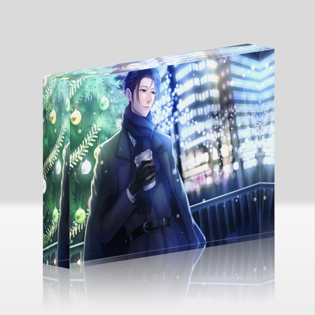 心診楽アクリルブロック-シニカルブルーは眠らない - kokoromi-raku - BOOTH