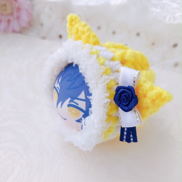 おまんじゅう着ぐるみ レモンイエロー紺色 - miyaあむあむ - BOOTH