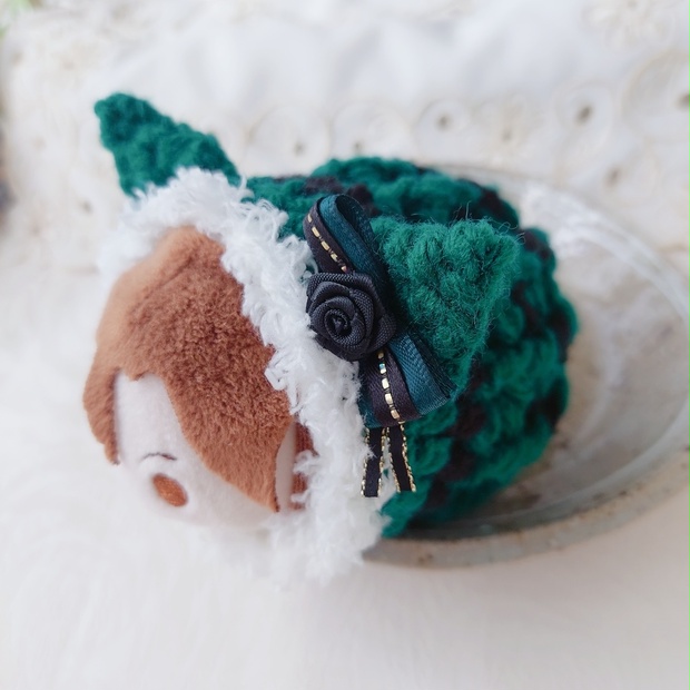 もちマス着ぐるみ【732d】深緑黒バラ - miyaあむあむ - BOOTH