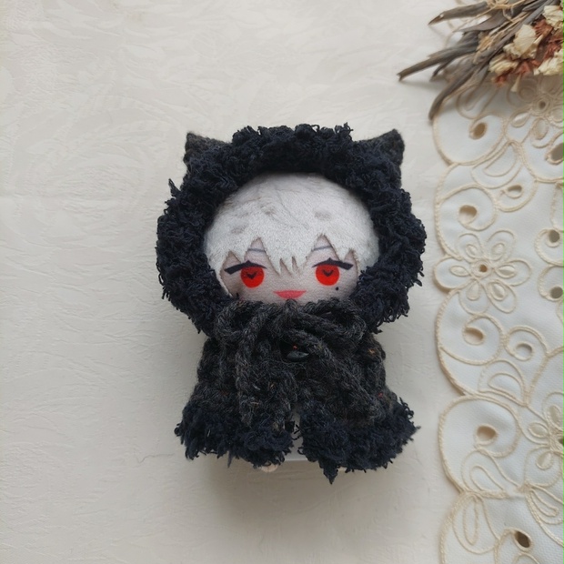 10センチぬい着ぐるみ ダークグレーツイード - miyaあむあむ - BOOTH