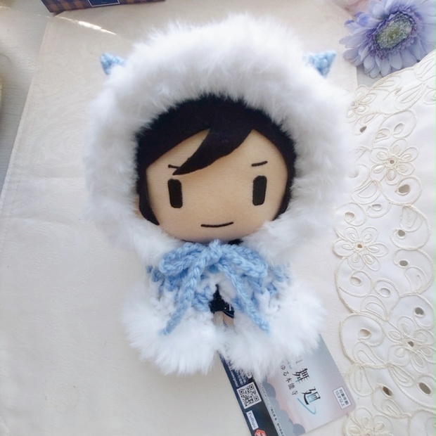 16センチぬい着ぐるみ【F01】白水色白ファー - miyaあむあむ - BOOTH