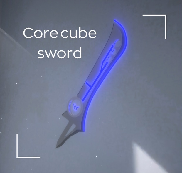 【VRChat想定】不規則に回る[core cube sword/コアキューブソード] - Fy丸 - BOOTH
