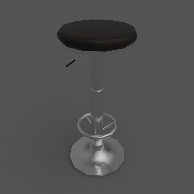 VRChat想定 バーチェア - VRアイテムショップ - BOOTH