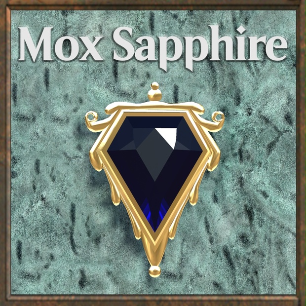 【無料】《Mox Sapphire》3Dモデル - チャクラボ - BOOTH