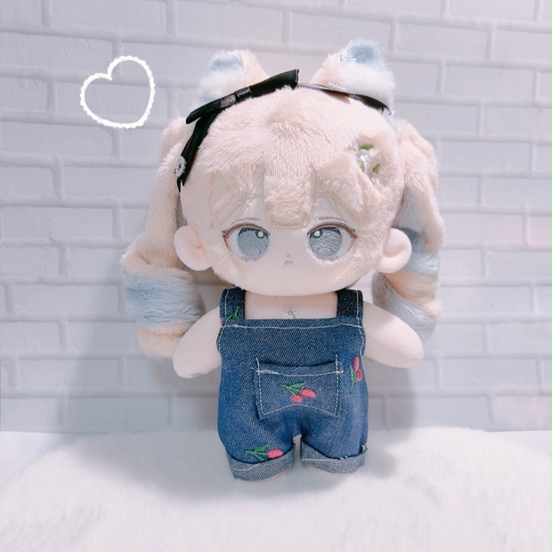 20㌢ぬいぐるみ用さくらんぼのサロペット🍒 - moln - BOOTH