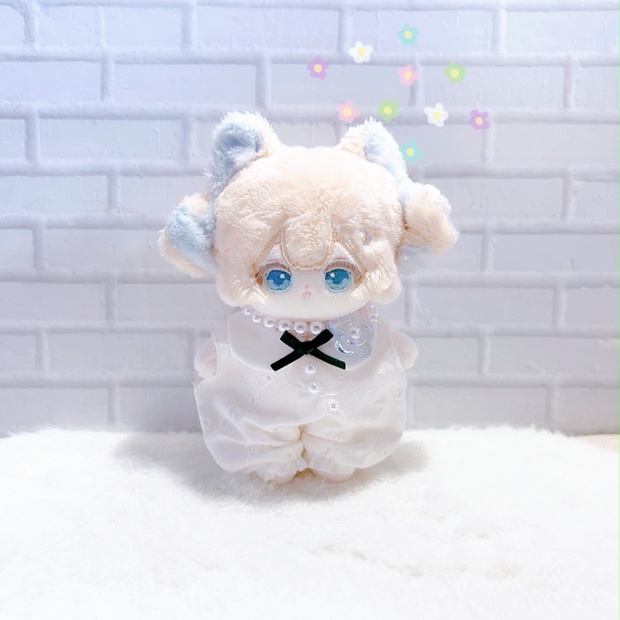 10㌢ぬいぐるみ用 葉っぱのレース🌿ロンパース - moln - BOOTH