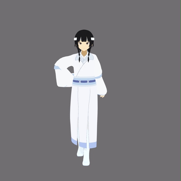 [VRoid Studio] LAN CLAN DISCIPLE ROBE - AtomicFox Shop - BOOTH