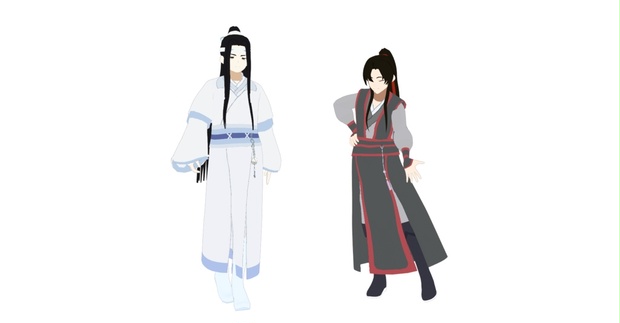 [VRoid Studio] LAN CLAN DISCIPLE ROBE - AtomicFox Shop - BOOTH
