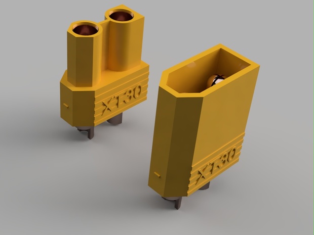 XT30 Amass XT30 Connector STLファイル - surly - BOOTH