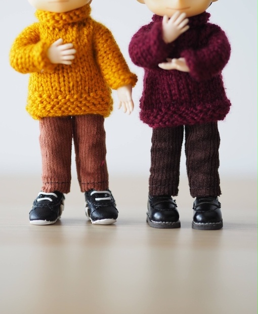 手編みのセーター vol. 2 | オビツ11服 | 6色 - Moko's Dolls - BOOTH