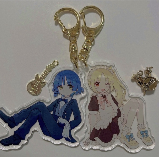 リョウ虹 執事メイドアクキー - okosama-ranchi - BOOTH