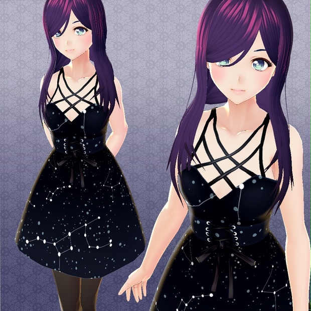 [VRoid] Constellation Dress - Maralade - BOOTH