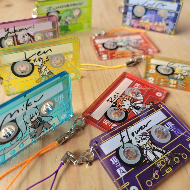 CassetteTape×vocaloid strap - ClowZ - BOOTH