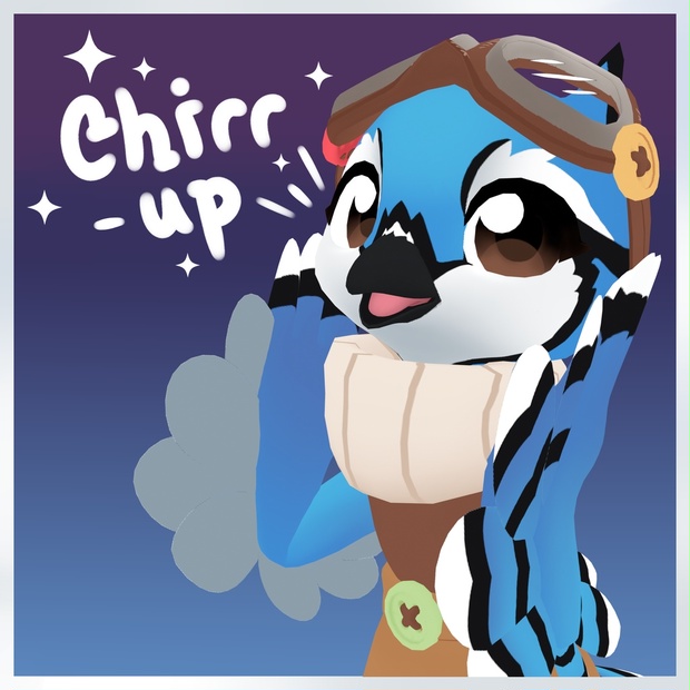 Chirrup Chibi/Kemono VRChat Bird Base Avatar - drawforfood - BOOTH