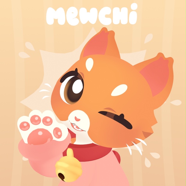Mewchi, Chibi/Kemono Furry Kitty Cat Base VRChat Avatar - drawforfood ...