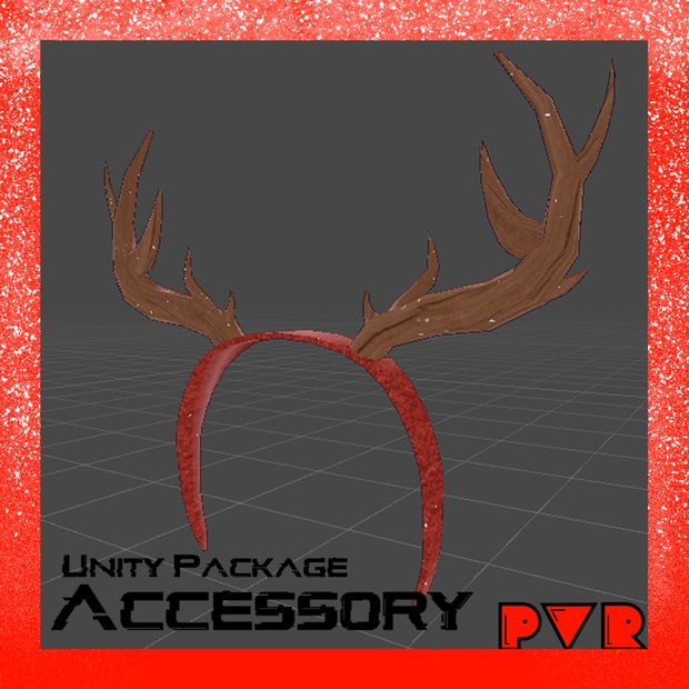 Antler headband Original 3D Unity Accessory VRChat/Vtuber - PixeledVR ...