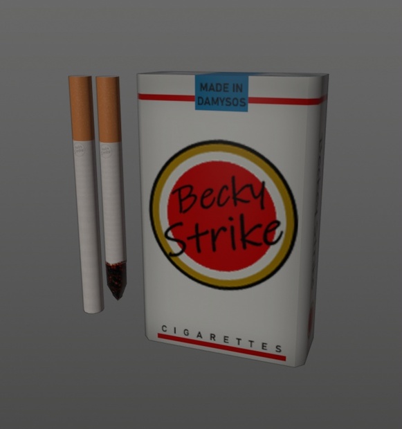 BeckeyStrikeタバコ「FBXモデル」 - DAMYSOS ARMORY - BOOTH