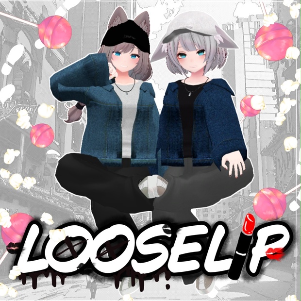 【VRChat】Loose Lip【京狐・沙猫対応】#BREAK_3D - BREAK - BOOTH