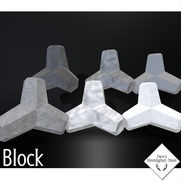[VRChat] Block [World asset] - Dawn by Hemlighet-Deer - BOOTH