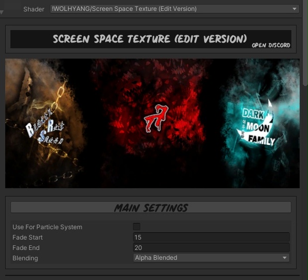 VRChat | Screen Space Image ver 0.1 - WOLHYANG - BOOTH