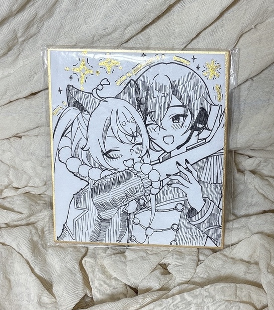 ワンダーランドのセカイのミク& KAITO 色紙 - しぐれさんの隠れ家 - BOOTH