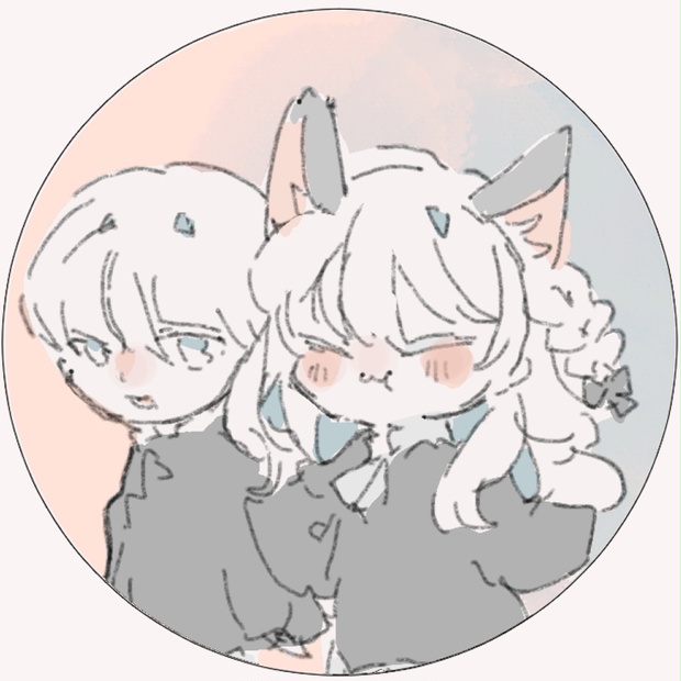 [Sticker]Michel and Barney ｜ 7cm*7cm ｜ clear - s3zb2 - BOOTH