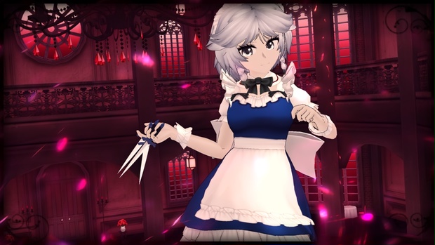 Sakuya Izayoi 3D Model ~東方Project~ - Hikari's Workshop - BOOTH