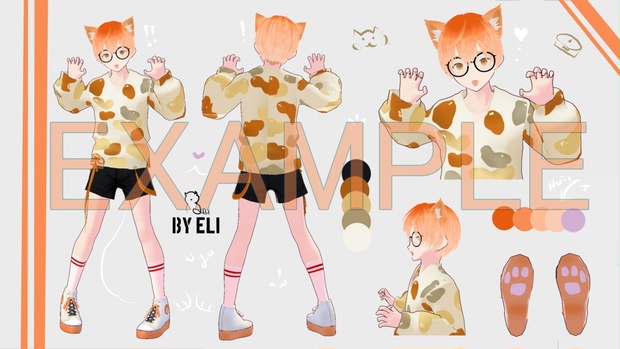 [Vtuber Model] avatar 3D (vrm archive) - ELI Shop - BOOTH