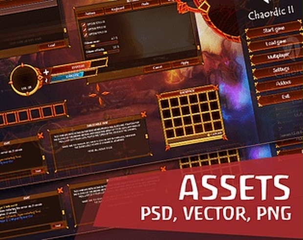 Assets UI インターフェイスアニメ RPG & Interface Anime RPG - Wenrexa Entertainment ...