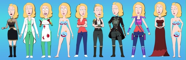 Rick and Morty: Beth Smith 3D model pack (FBX/Blend) - asideofchidori ...
