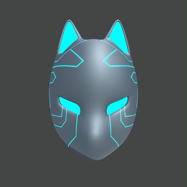 Cyber Fox Mask - egg shop - BOOTH