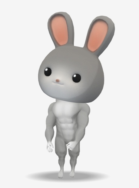 Cute Rabbit Family ウサギの家族 VRM VRChat - vTuber ホームセンター - BOOTH